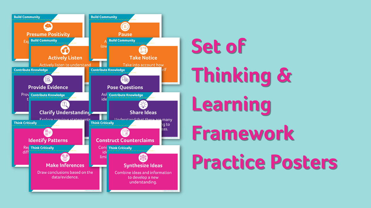 Set of Thinking & Learning Framework Practice Posters – ctlonline