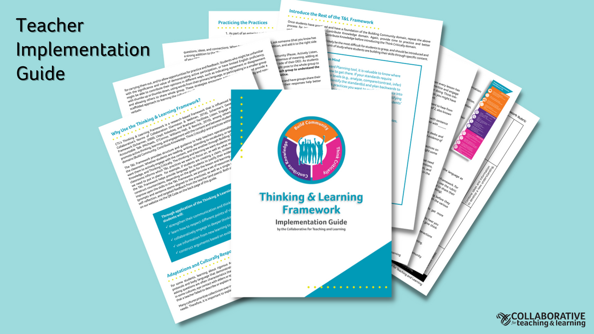 Thinking and Learning Framework Teacher Implementation Guide – ctlonline