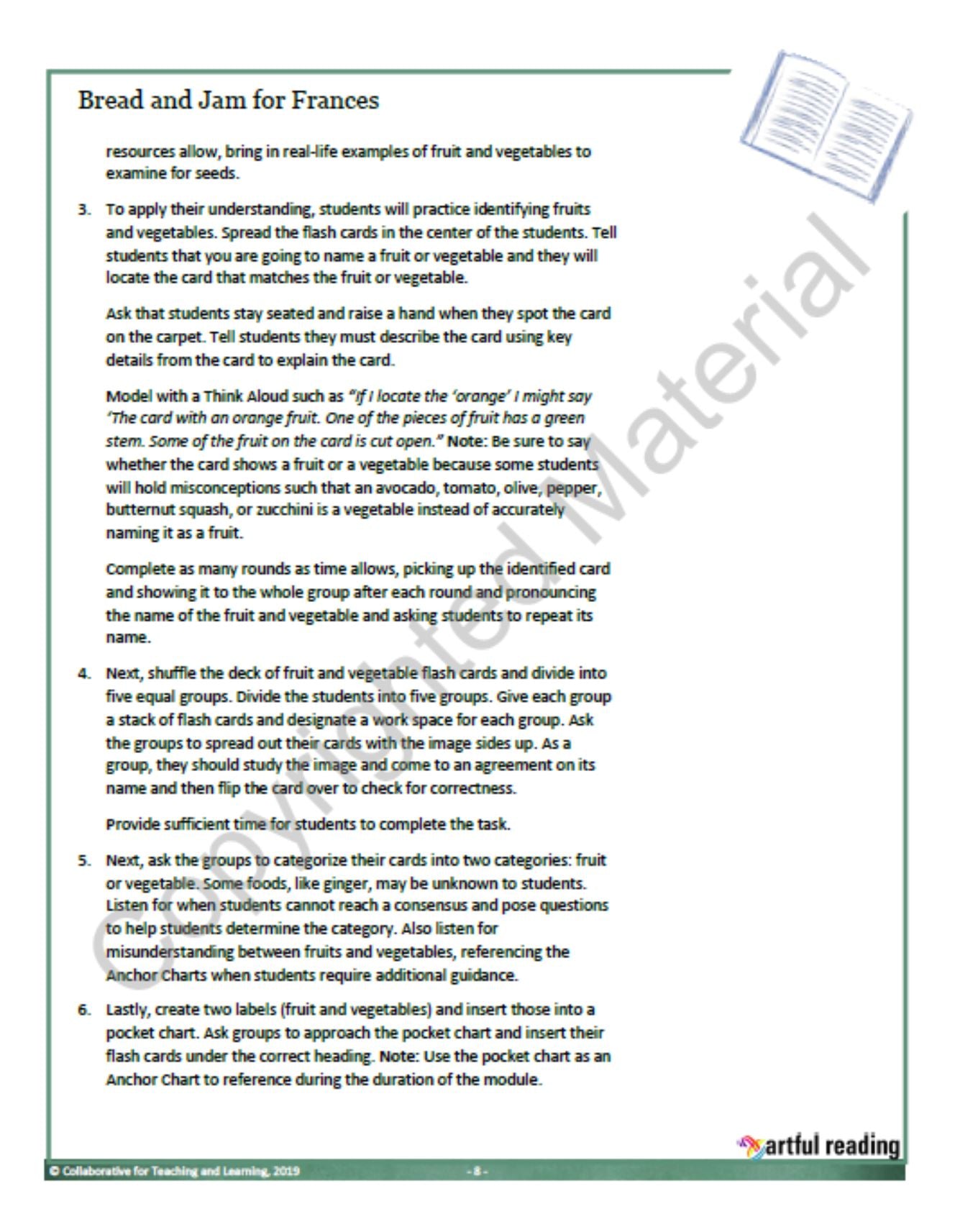 Bread and Jam for Frances (1st Grade: Series 2) – ctlonline